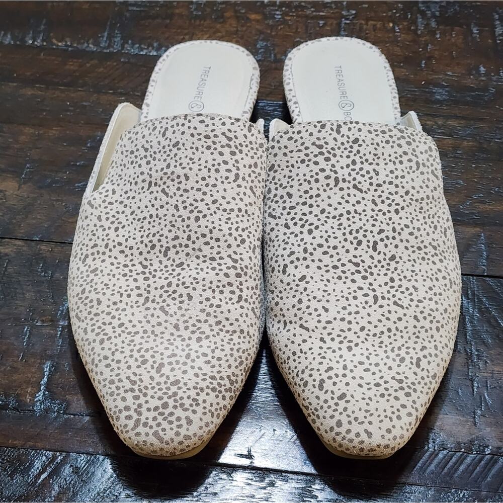 Treasure and Bond Tenova leather slides clogs sandals… - Gem
